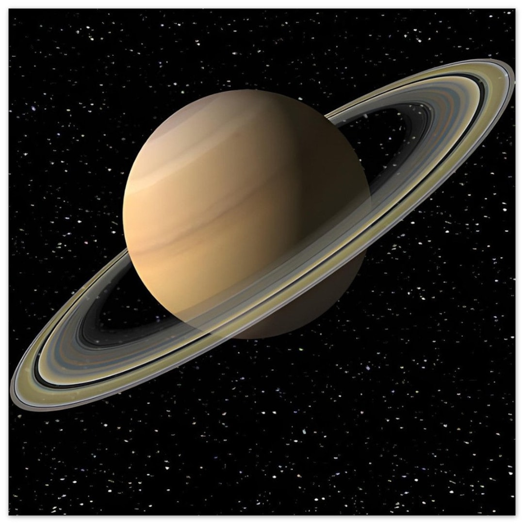 Saturn Paper Poster - Etsy