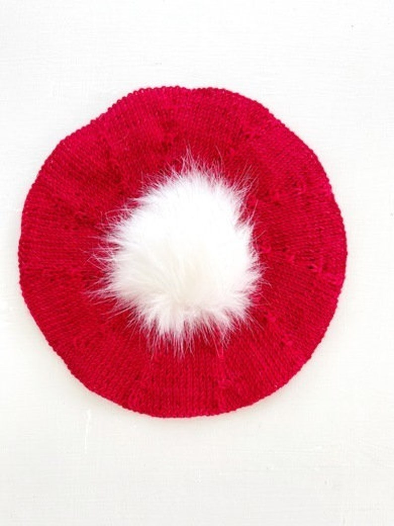 Santa's Sleigh Beret Knitting Pattern - Etsy