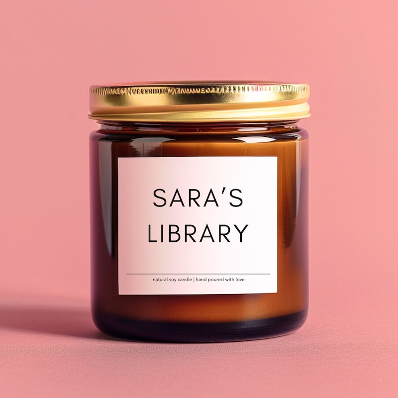 Library Candle - Etsy