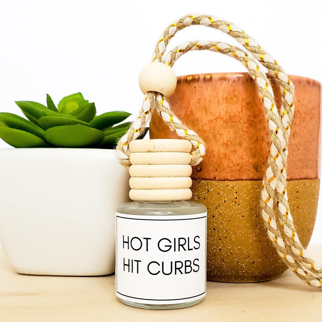 Hot Girls Hit Curbs Car Air Freshener, Hanging Car Diffuser, Car ...