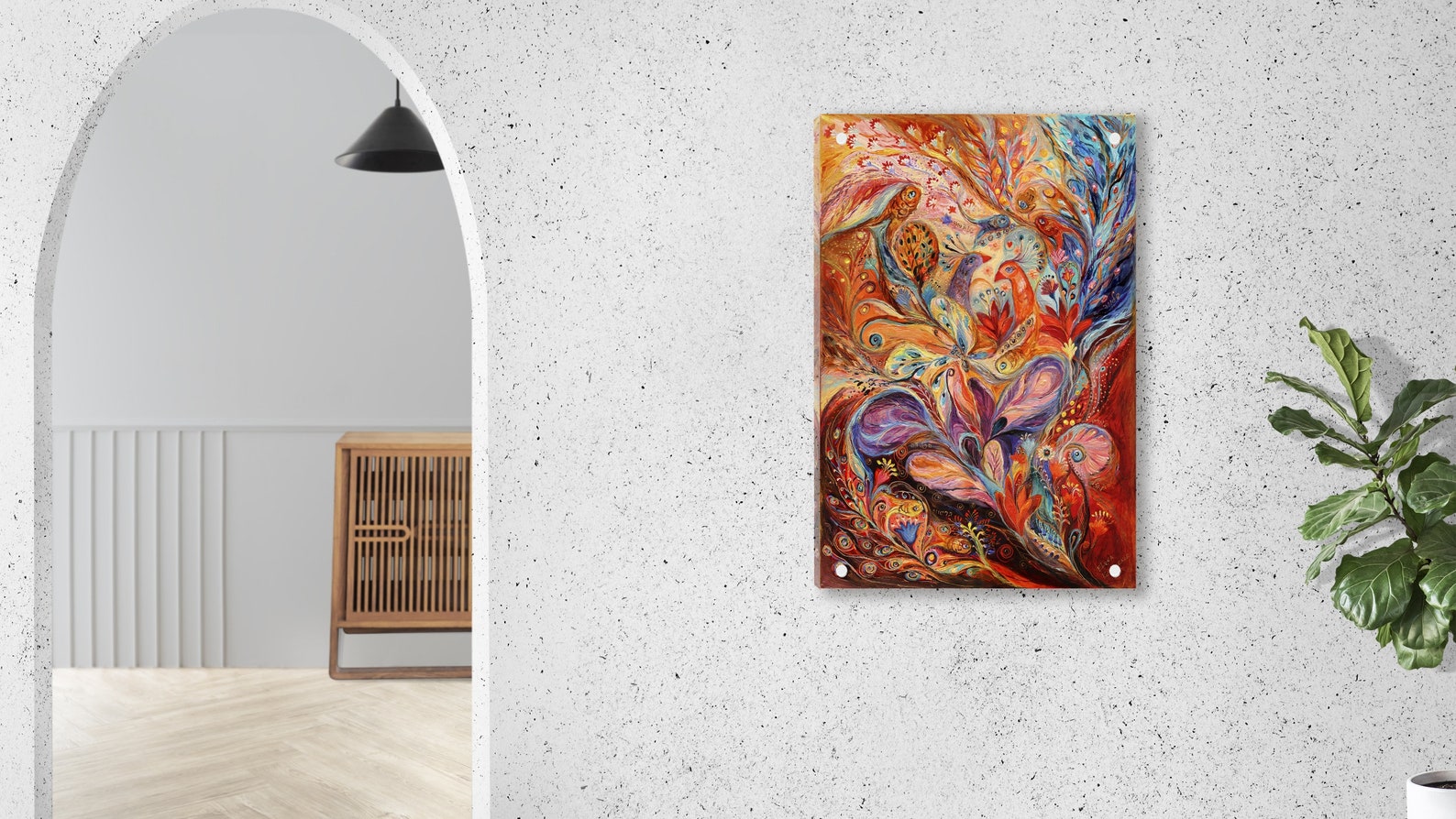 Original Wall Art Interior Design Acrylic Print Home Living Room Modern ...
