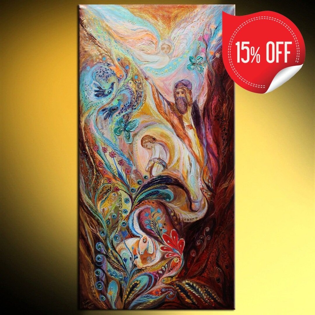 Abraham: Tanakh Story Original Art Giclee Canvas Print Home & Living ...