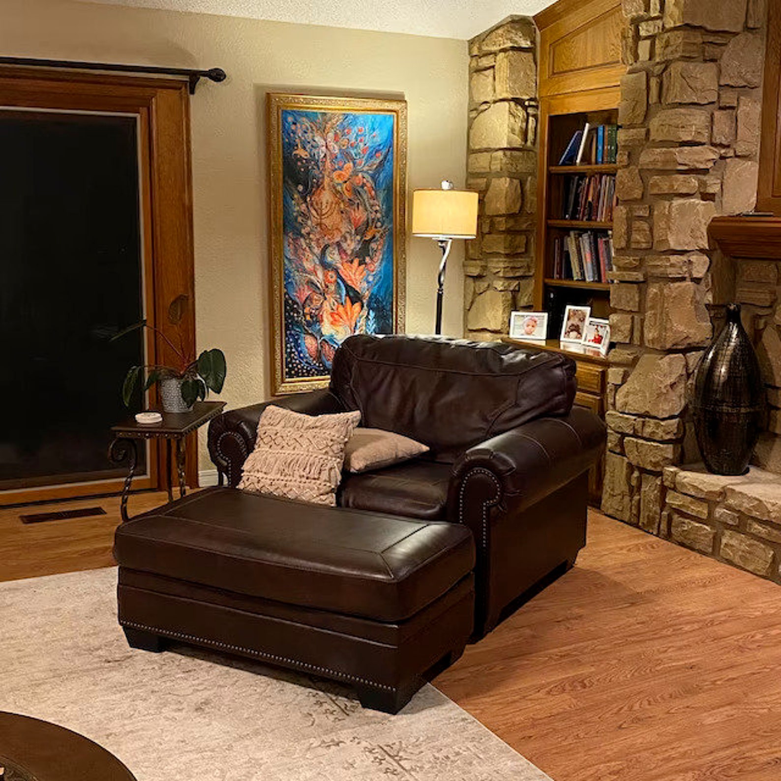 Original Jewish Art Interior Design Giclee Canvas Print the Light of ...