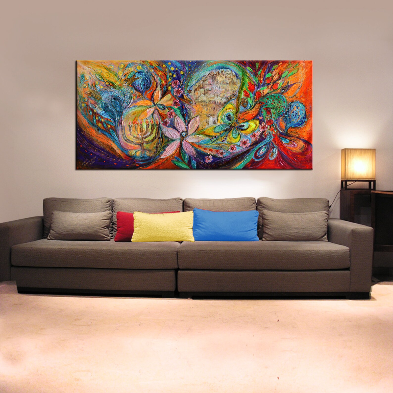 Original Huge Wall Art Interior Design Giclee Canvas Print | Etsy