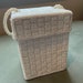 Vintage White Beaded Evening Square Box Purse With Silk Rope Strap - Etsy