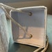 Vintage White Beaded Evening Square Box Purse With Silk Rope Strap - Etsy