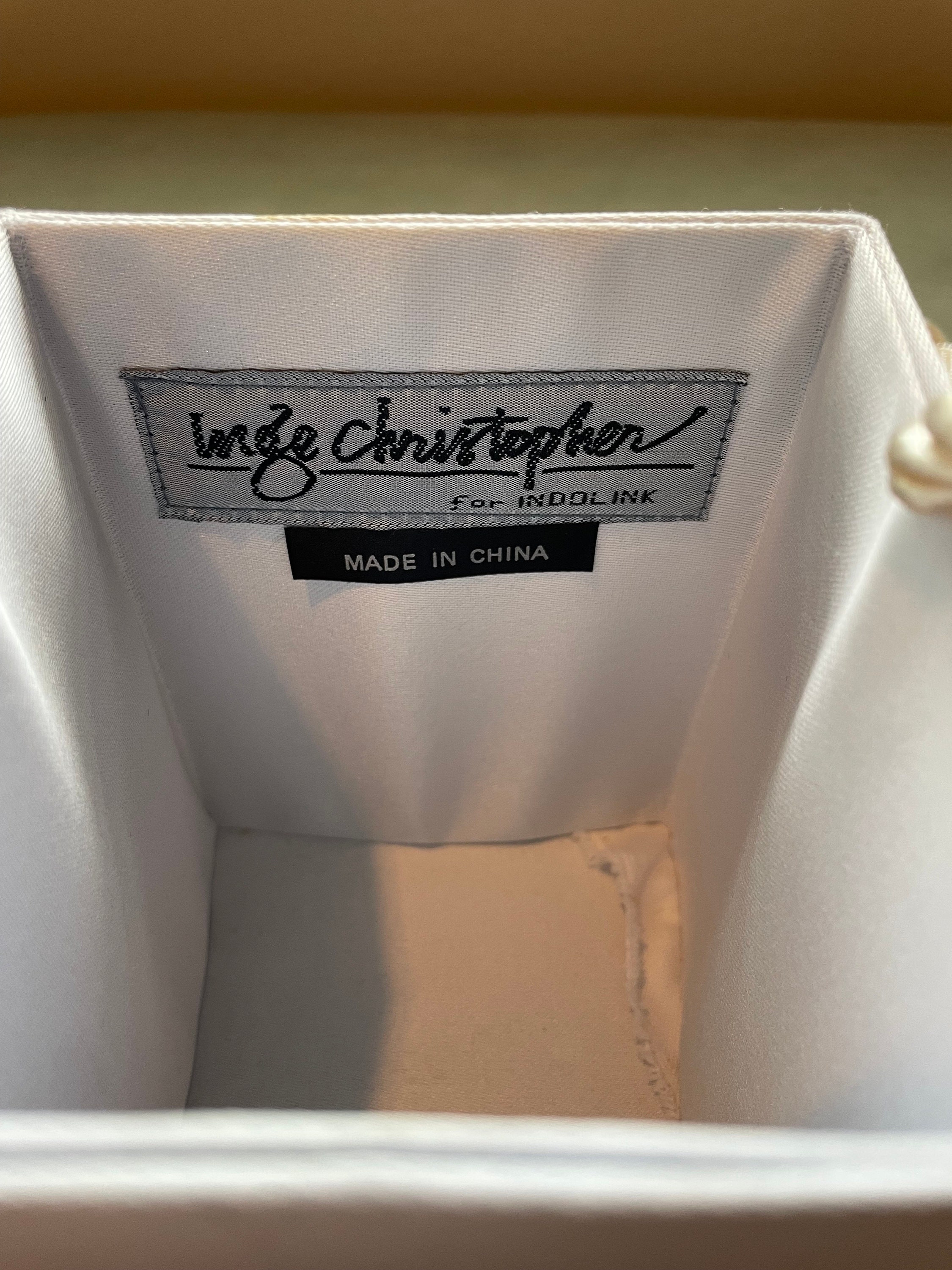 Vintage White Beaded Evening Square Box Purse With Silk Rope Strap - Etsy