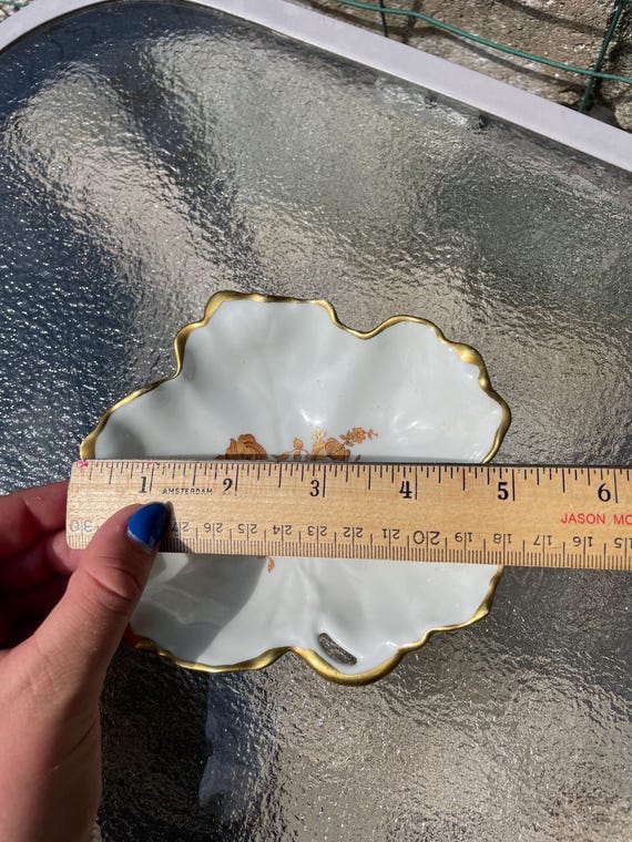 Vintage Limoges France Leaf Dish - Gem