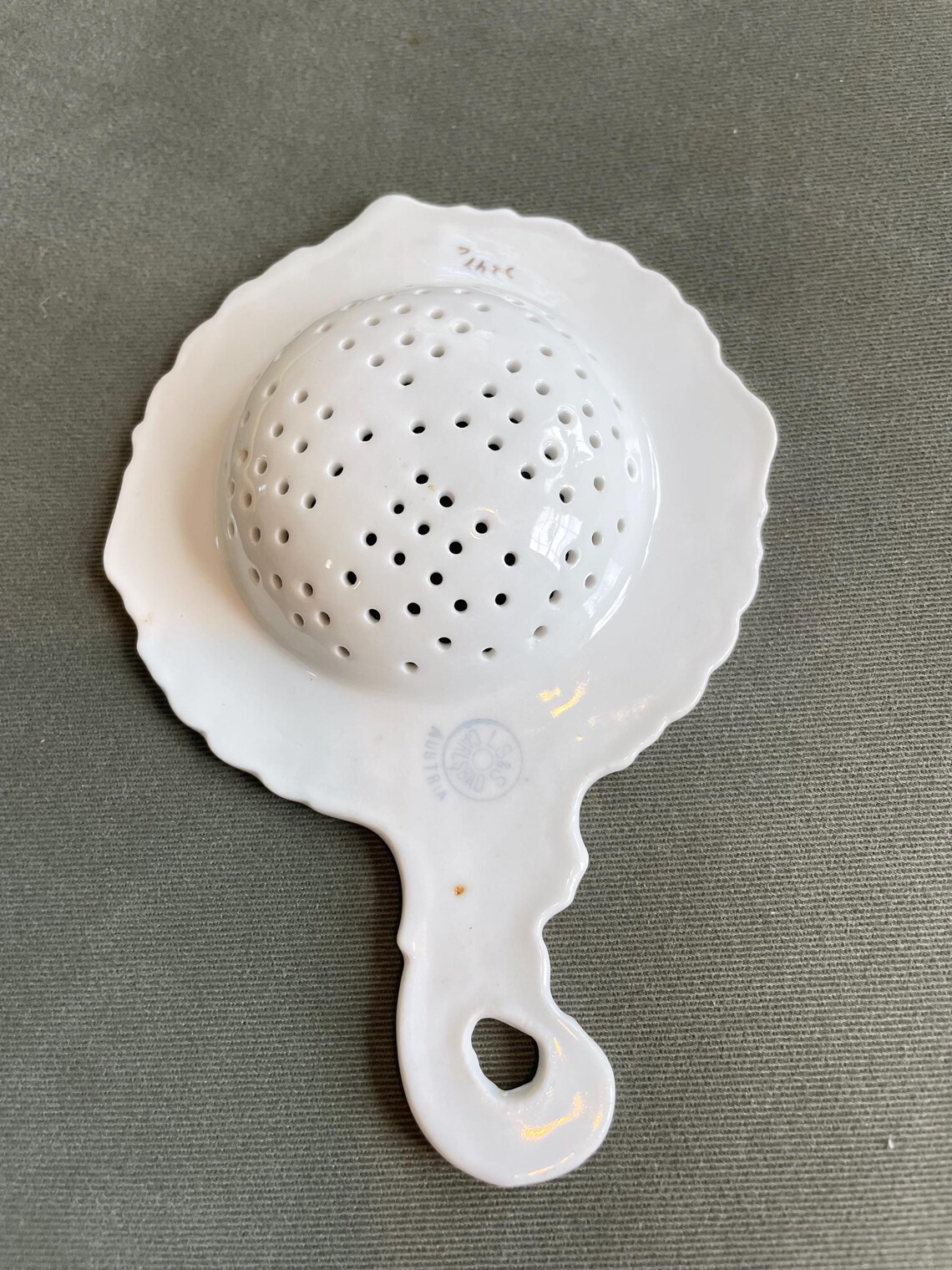 Victorian Tea Strainer Antique | LS&S Carlsbad Made in Austria - Etsy