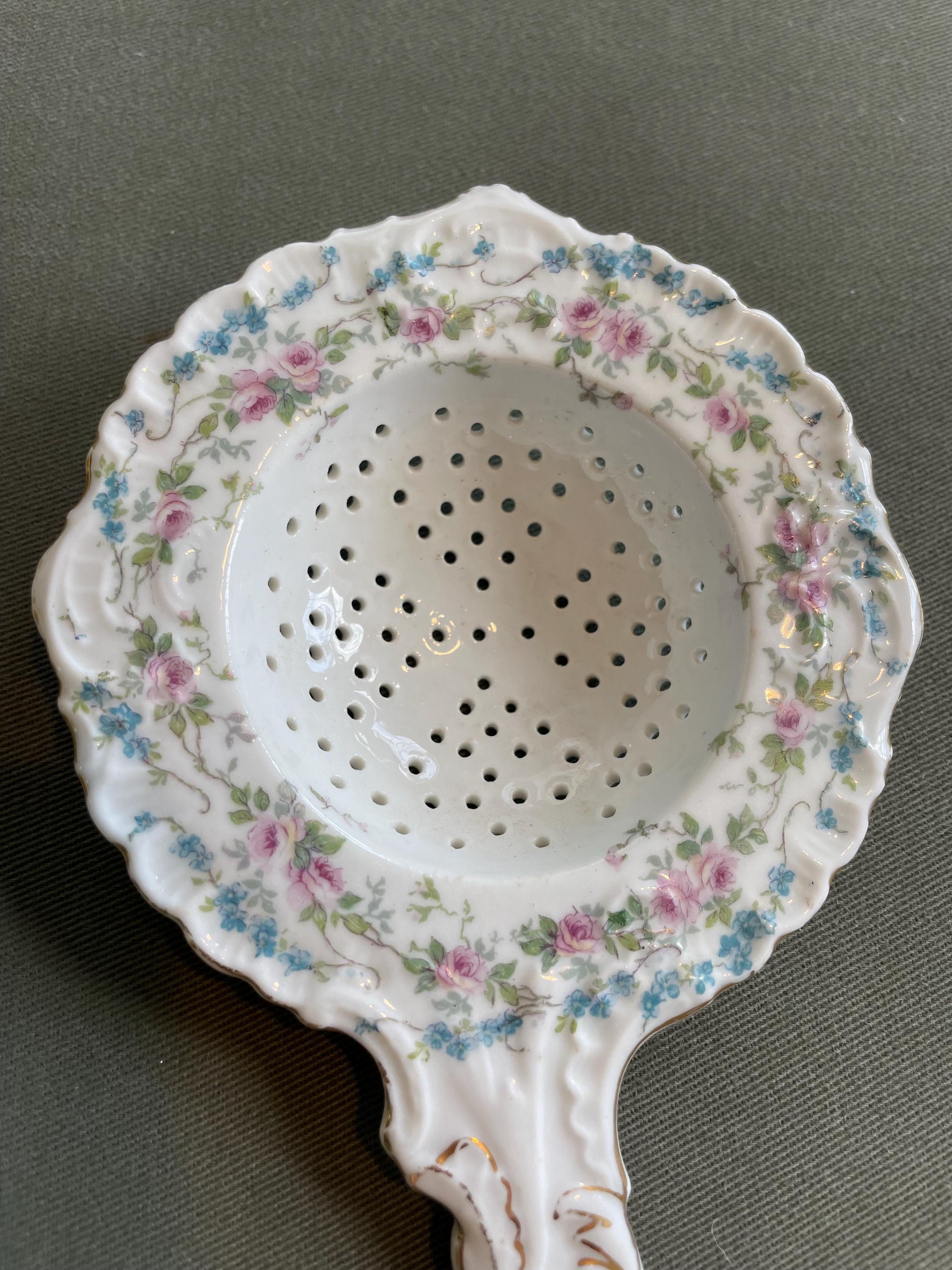 Victorian Tea Strainer Antique | LS&S Carlsbad Made in Austria - Etsy