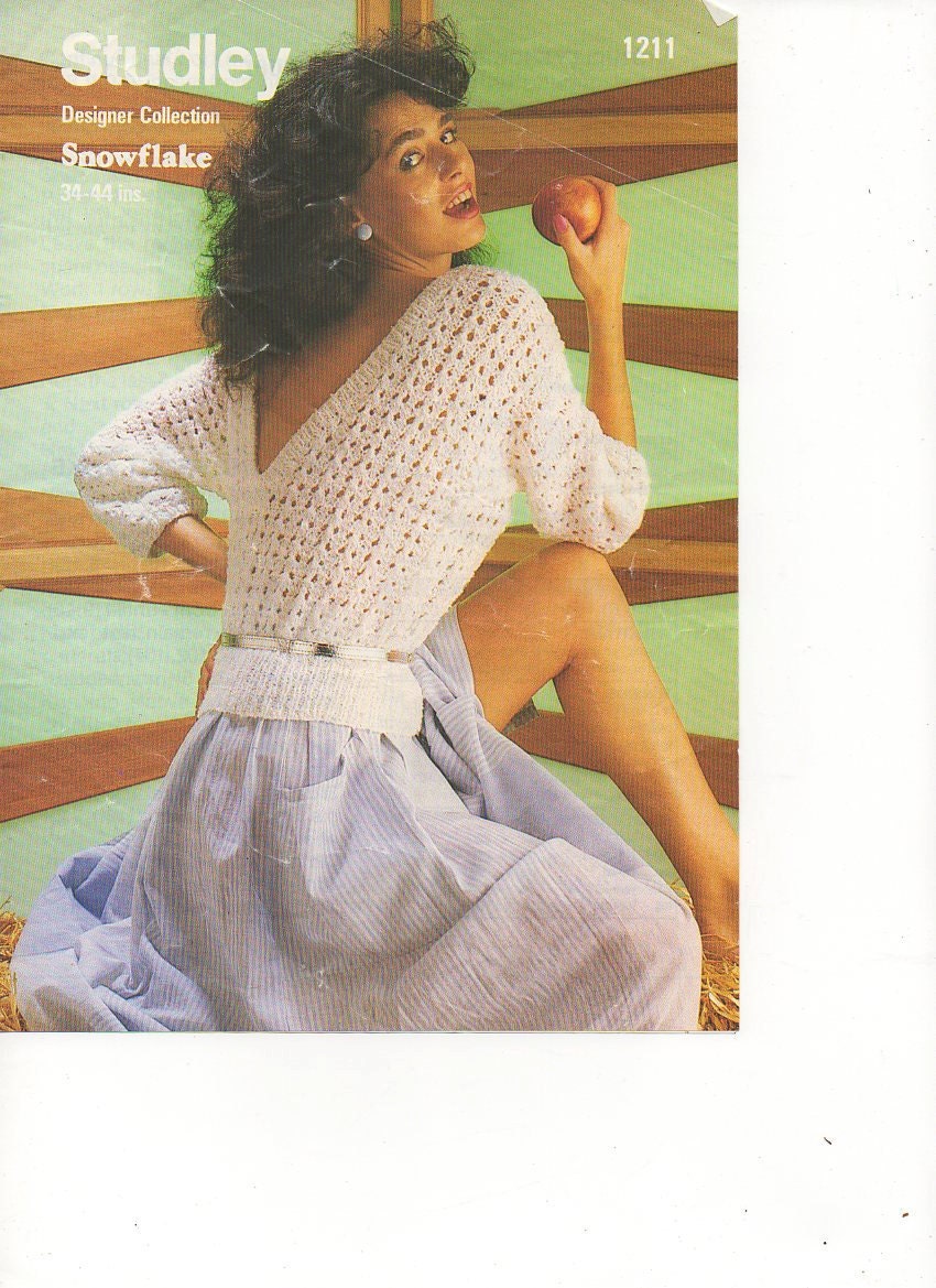 Knitting 1930s Knitted Pinny Jumper Knitting Knit Pattern PDF Instant ...