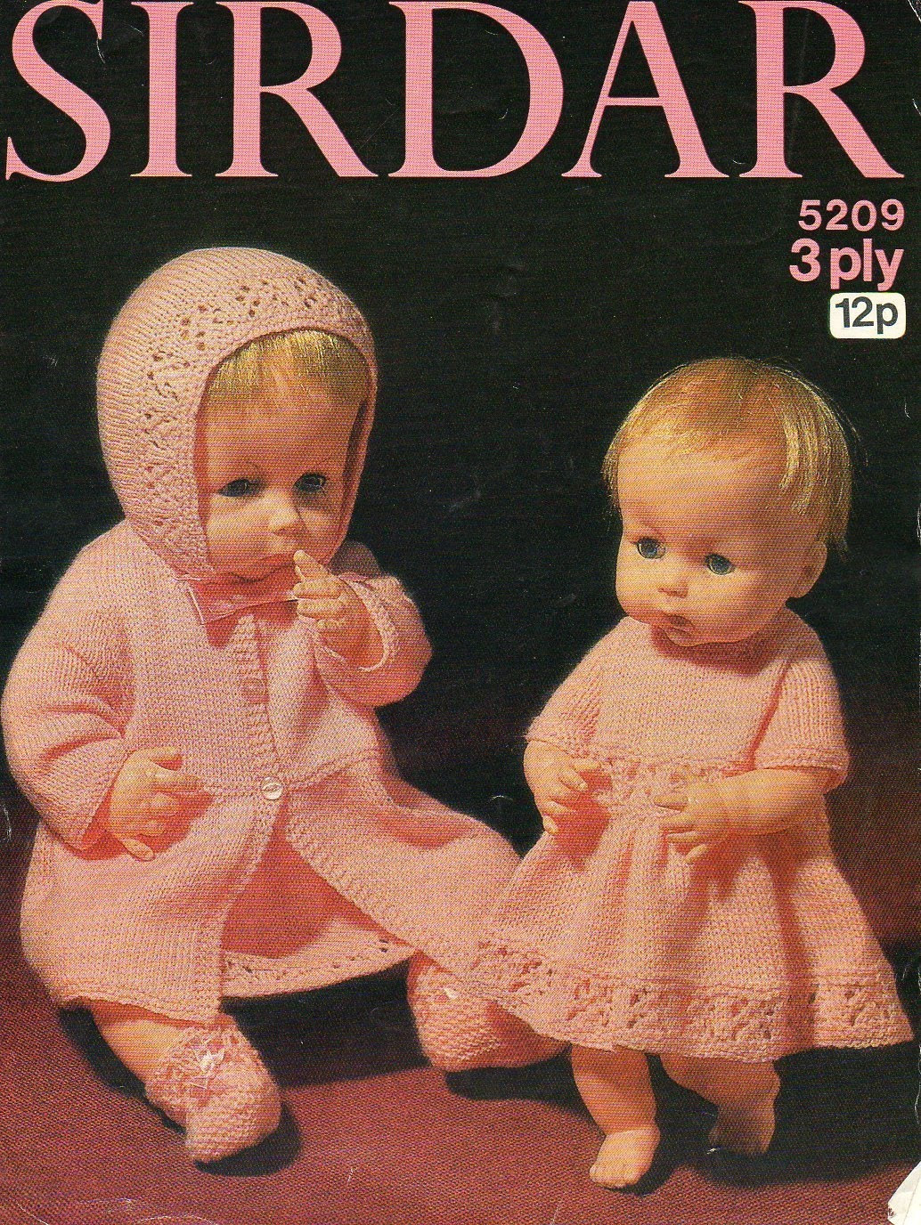 1970s Vintage Dolls Baby Clothes 4 Items Knitting Pattern Pdf INSTANT ...