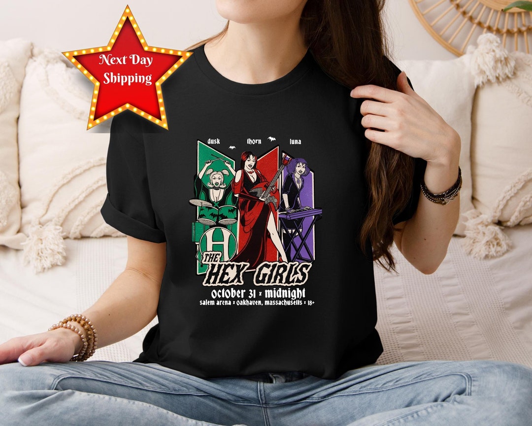 The Hex Girls Tour Shirt,hex Girls Concert Retro Shirt,halloween Hex ...