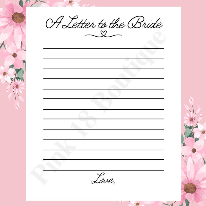 Letters to the Bride Book - Etsy