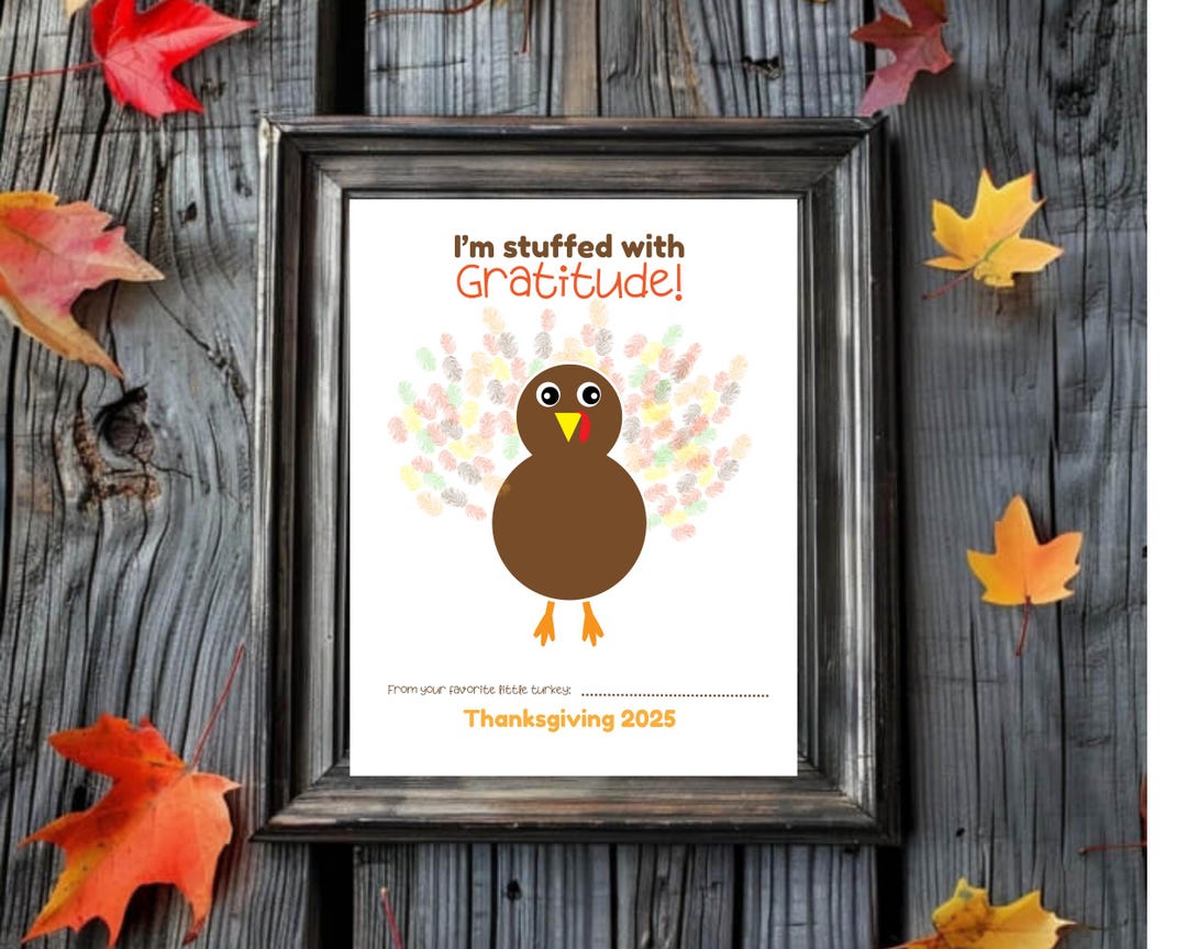 Thanksgiving Handprint Craft, Turkey Art, Thanksgiving Keepsake Art ...
