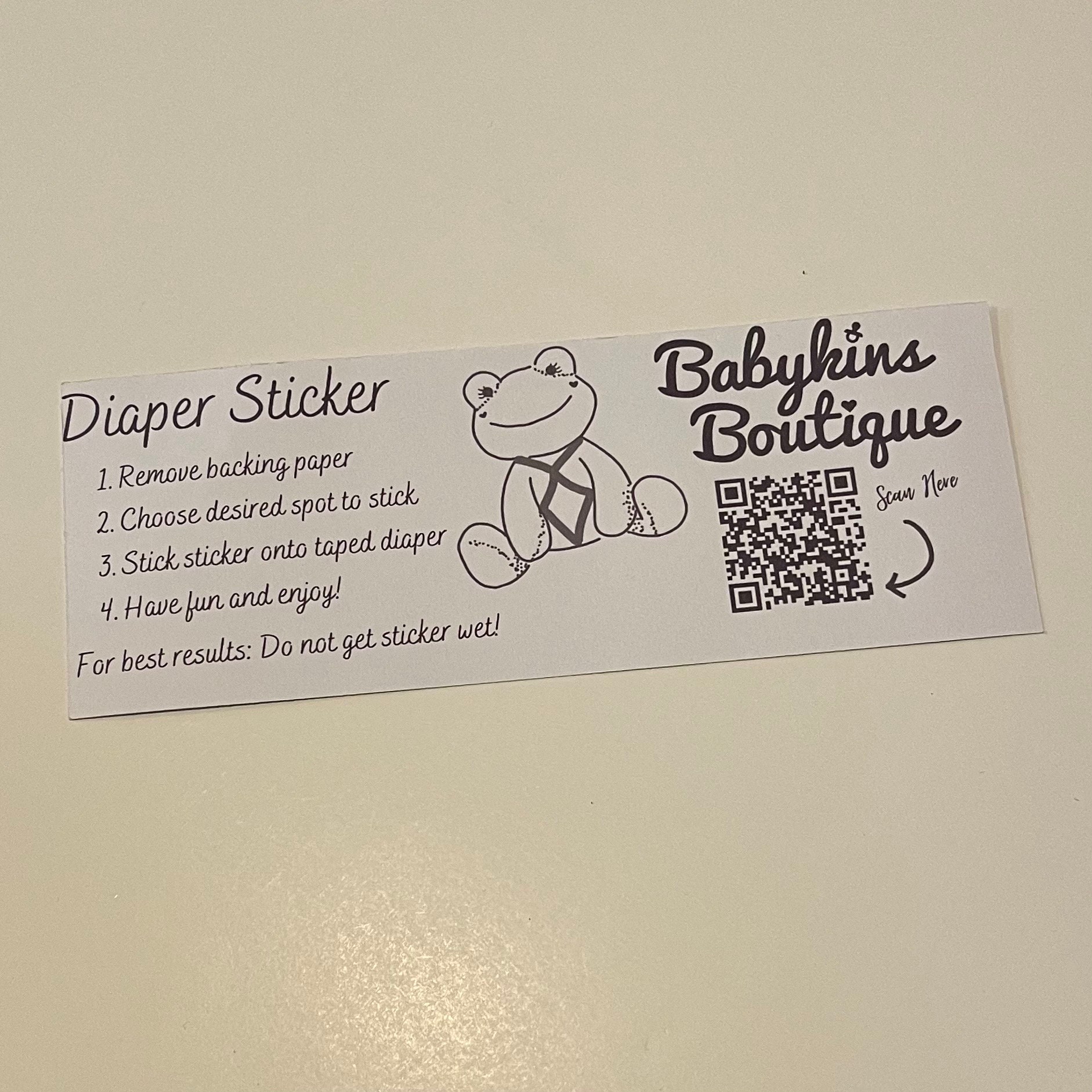 ABDL Diaper Sticker - Baby - Etsy