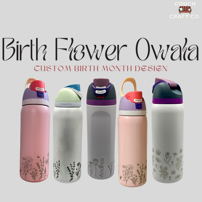 Engraved Bow Owala - Etsy