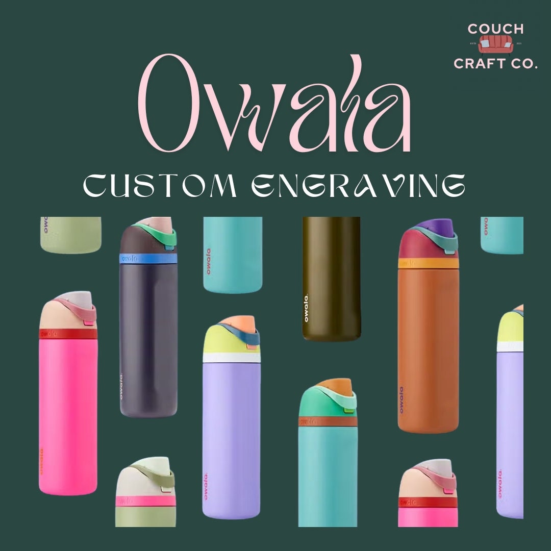 Custom Engraved Owala 24/32/40 Oz Owala Custom Water Bottle or Tumblers ...