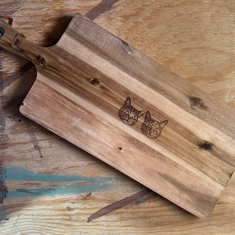Cat Cutting Board - Etsy