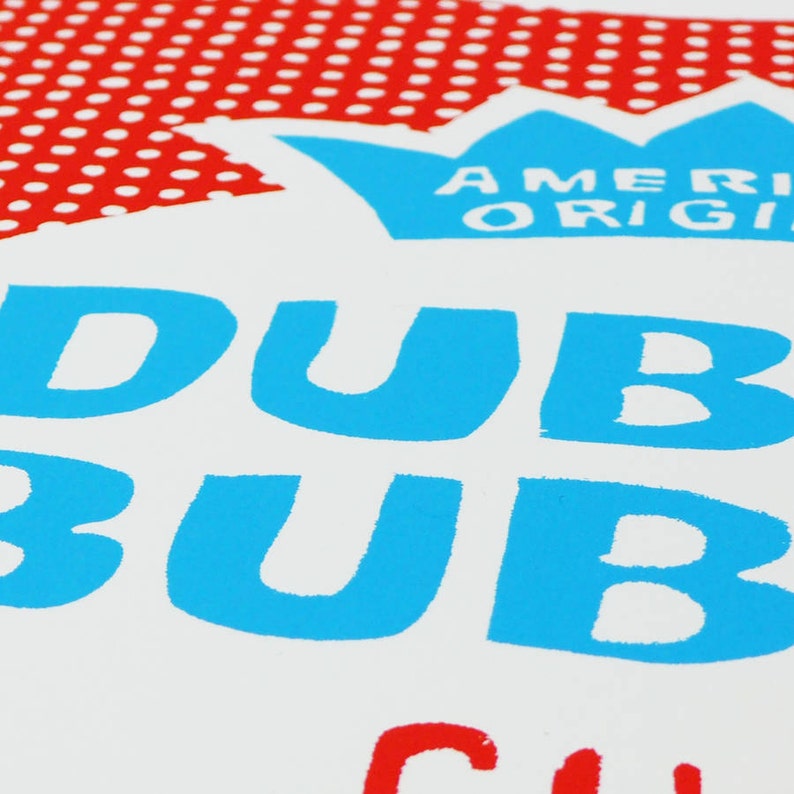 Dubble Bubble Screen Print - Limited Edition Hand Printed Screen Print ...