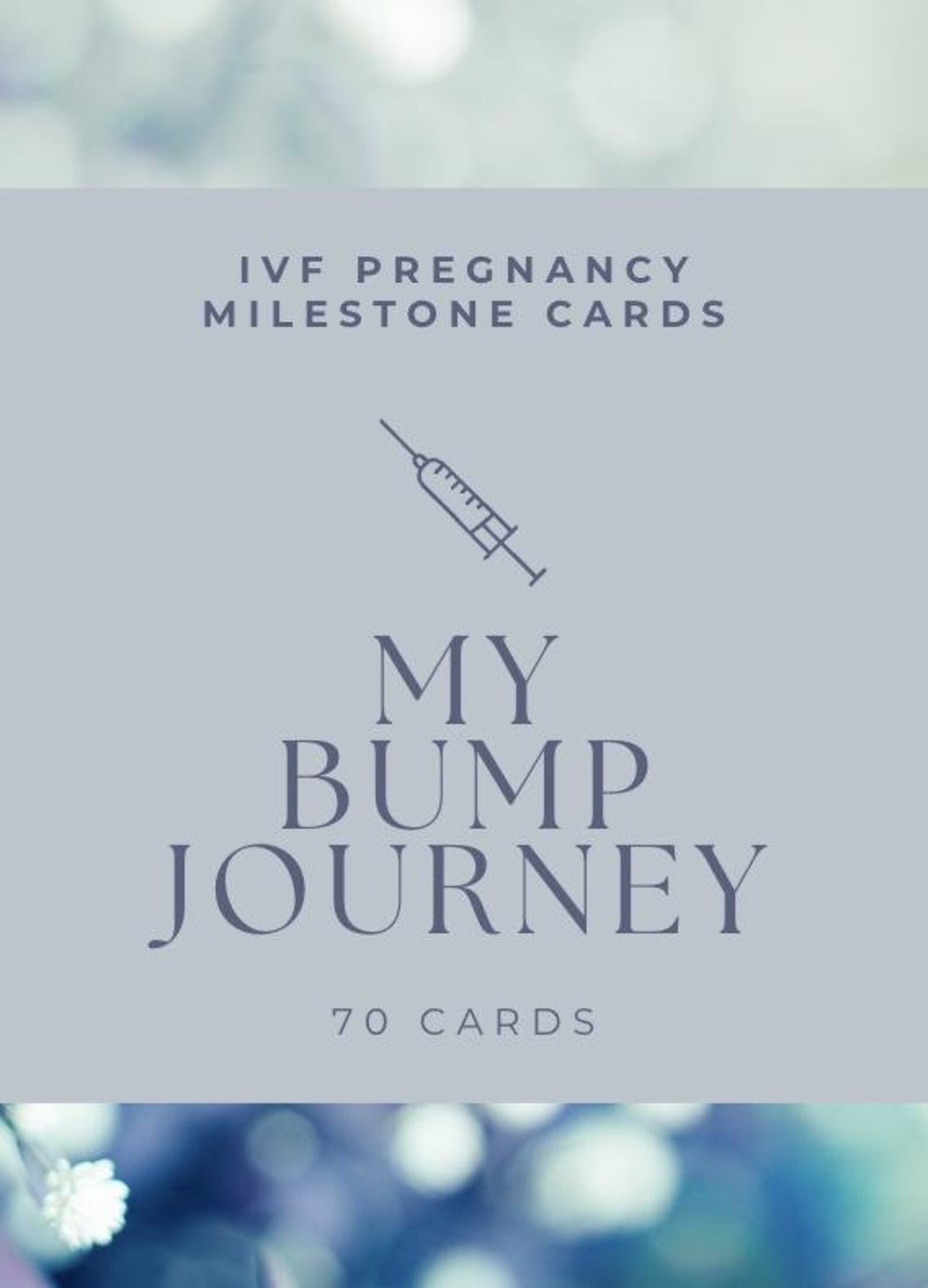 70 IVF Pregnancy Milestone Cards - Etsy