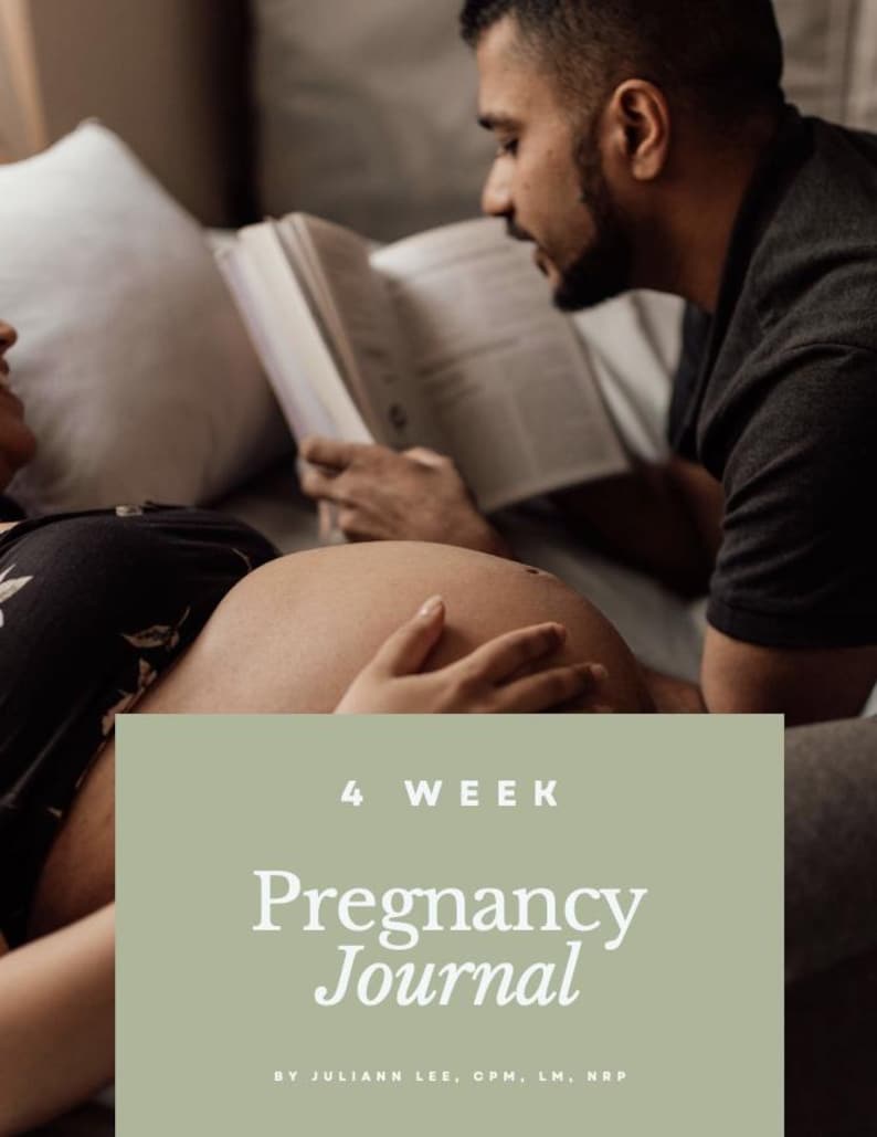 Printable 4 Week Pregnancy Journal - Etsy