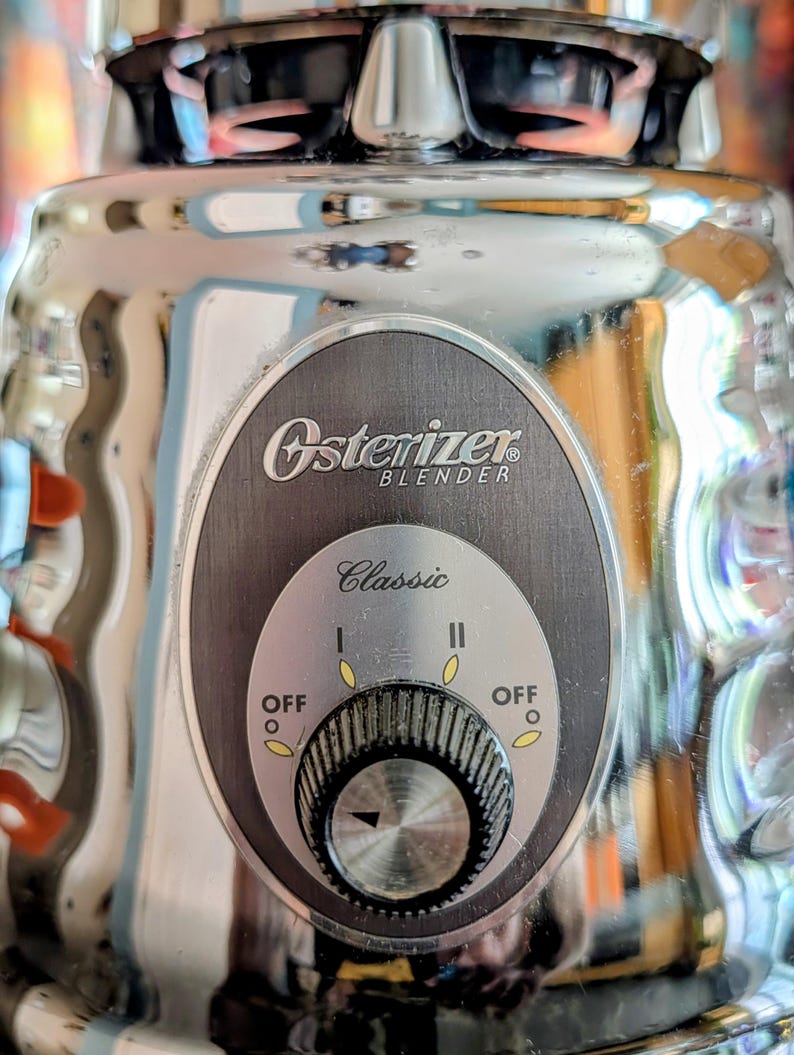 Vintage Osterizer Blender Lamp | Upcycled Chrome Kitchen Appliance ...