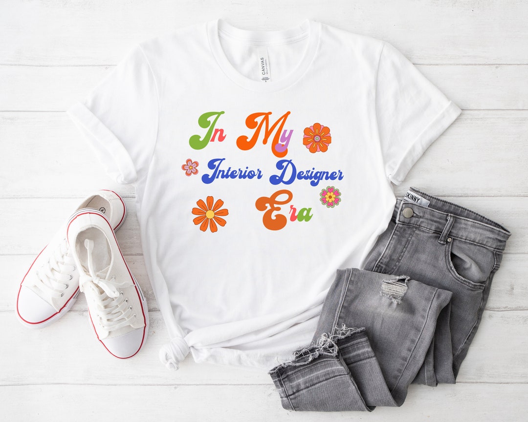 Interior Designer, Job T-shirt, Occupation Shirt, Retro Career T-shirt ...