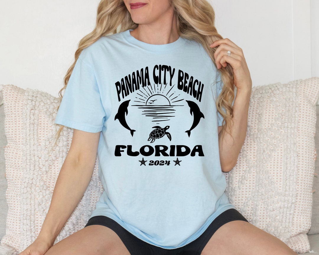 Panama City Beach Florida Shirt, Comfort Colors, Summer Beach Vacation ...