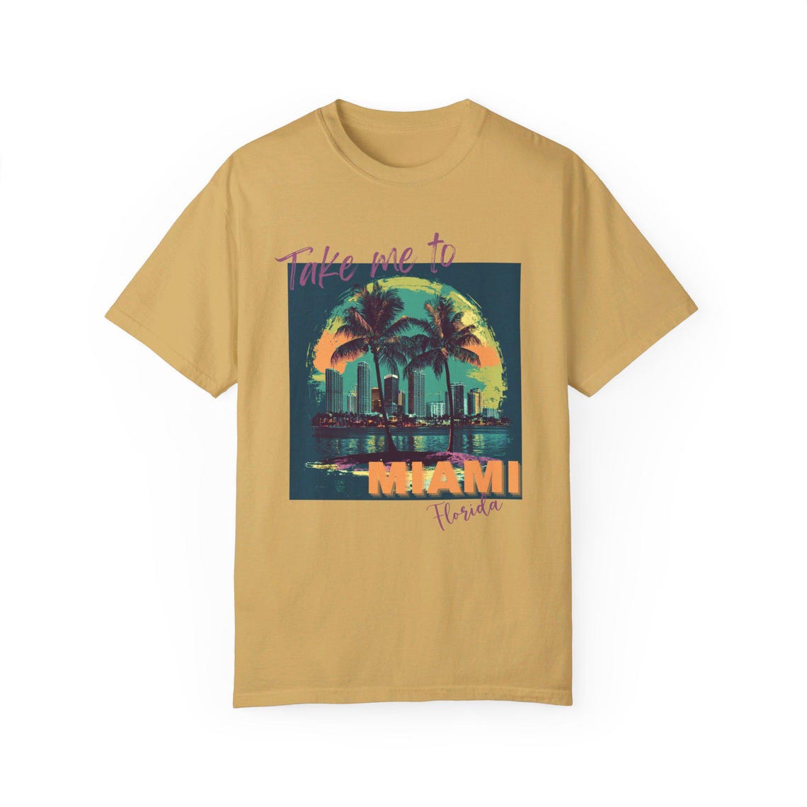 Miami Florida Tshirt, Miami Beach Shirt, Miami Tee, Comfort Colors ...