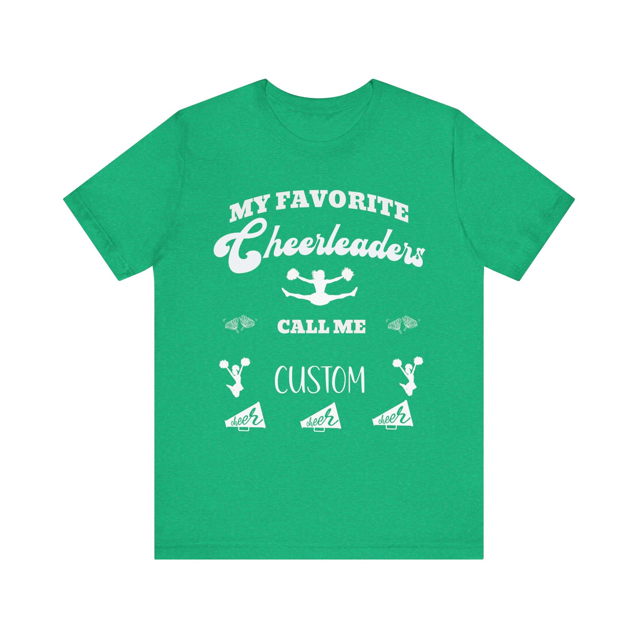 Custom Cheerleader T-shirt, Cheer Mom Shirt, My Favorite Cheerleaders ...