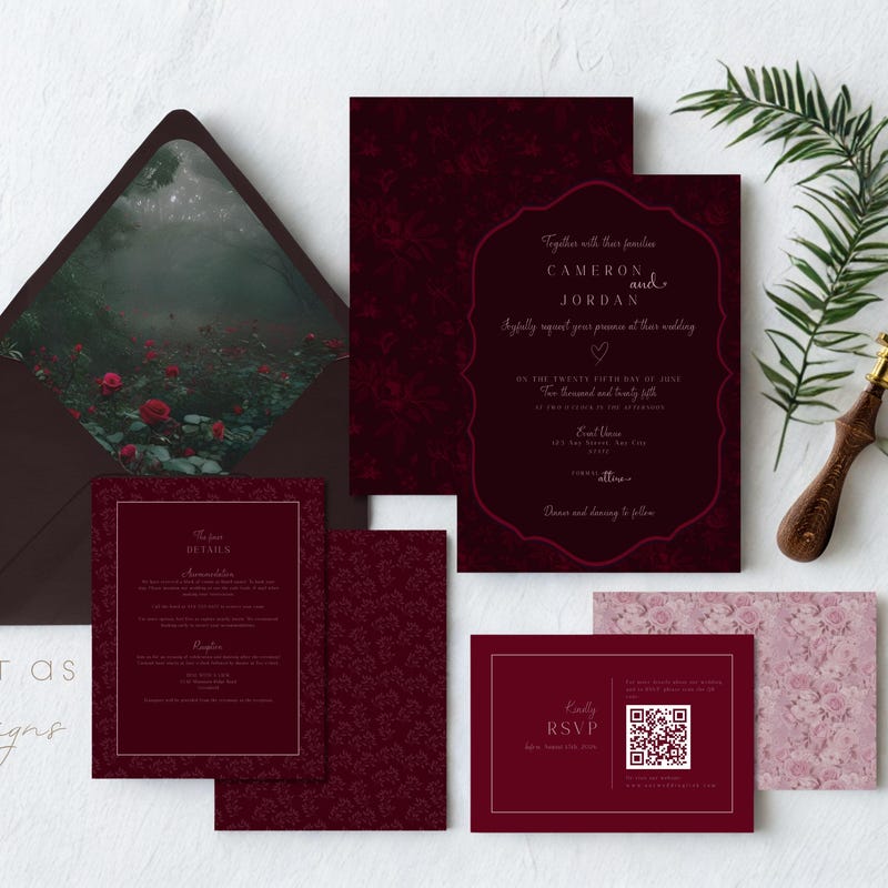 Baroque Invitation - Etsy