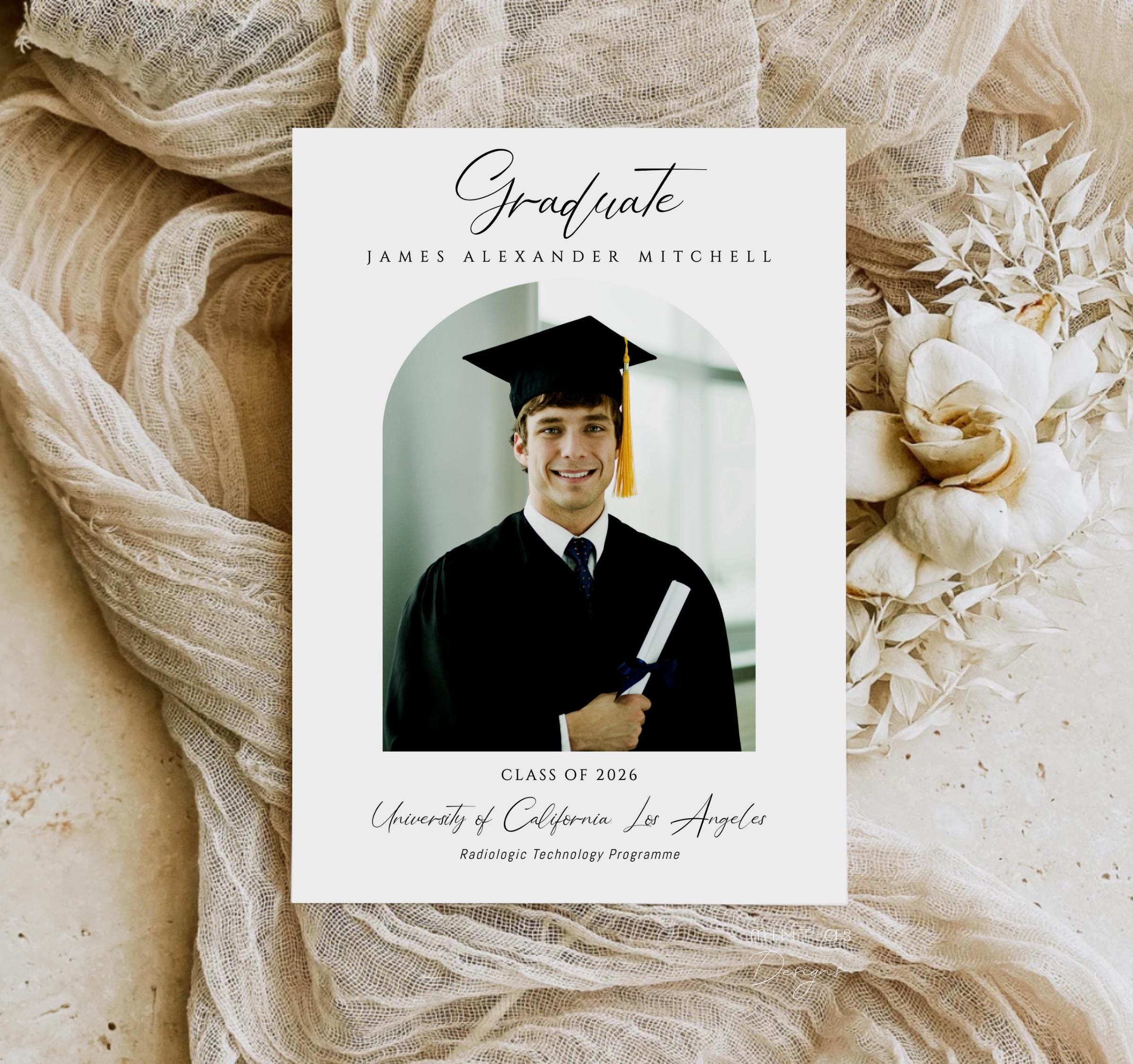 Med Tech Graduation Invitation Ideas