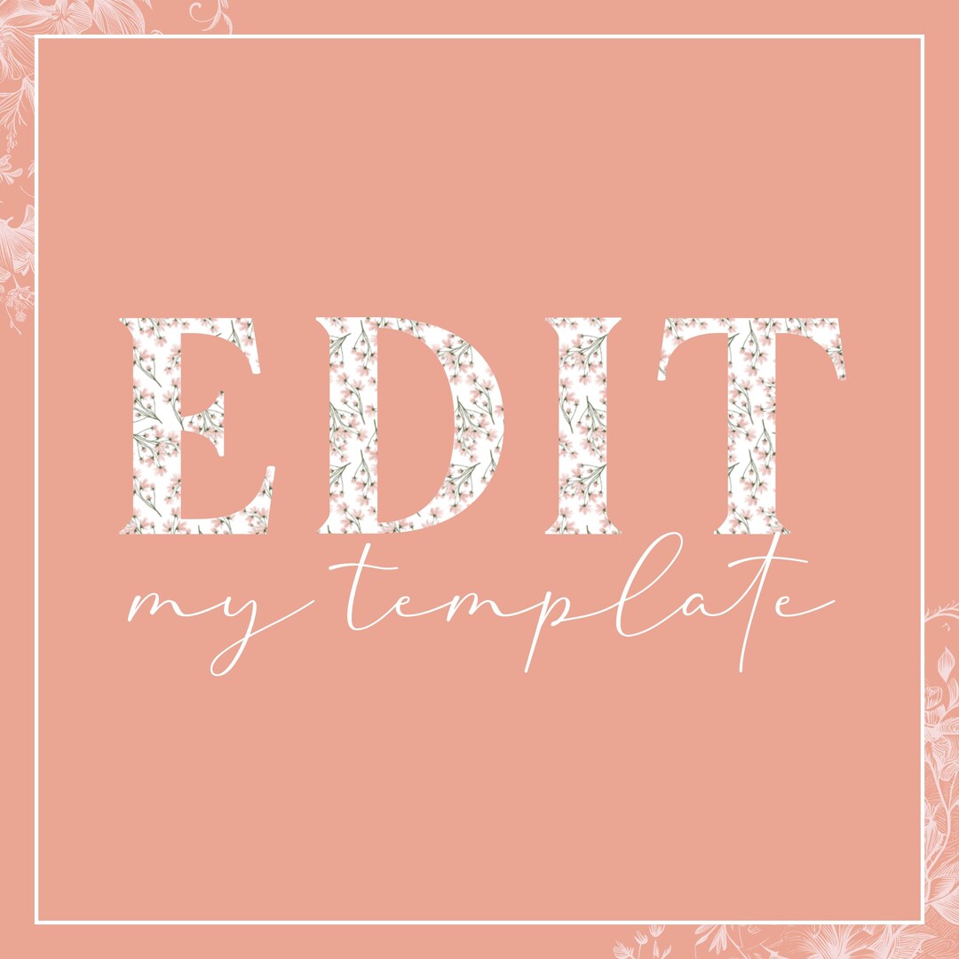 Complex Template Edit | Mint as Designs - Etsy