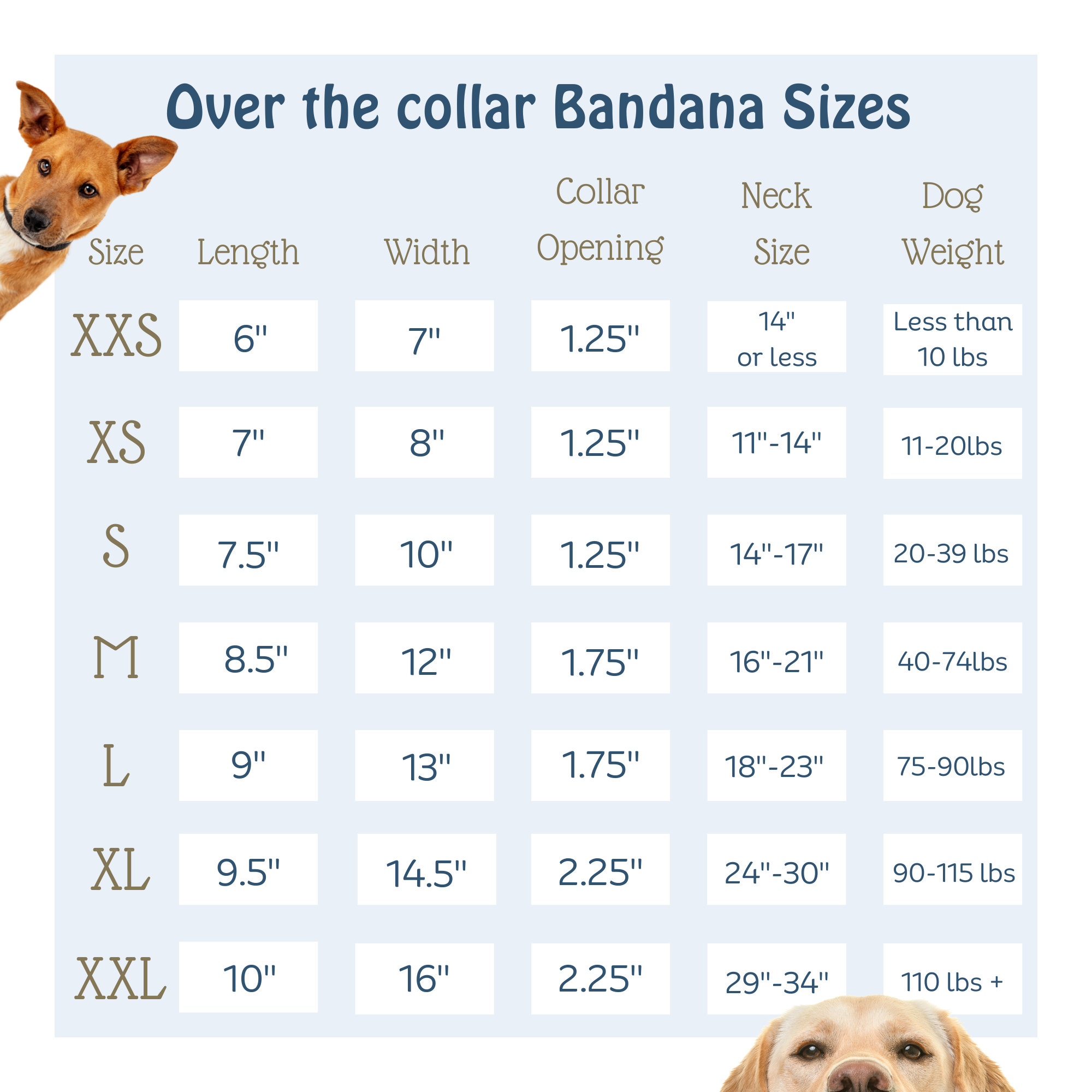 Reversible Dog Bandana, Over the Collar Pet Accessory, Treehouse Print ...