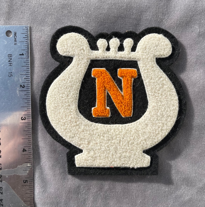 Vintage Chenille Patch-letterman “N” Band - Etsy