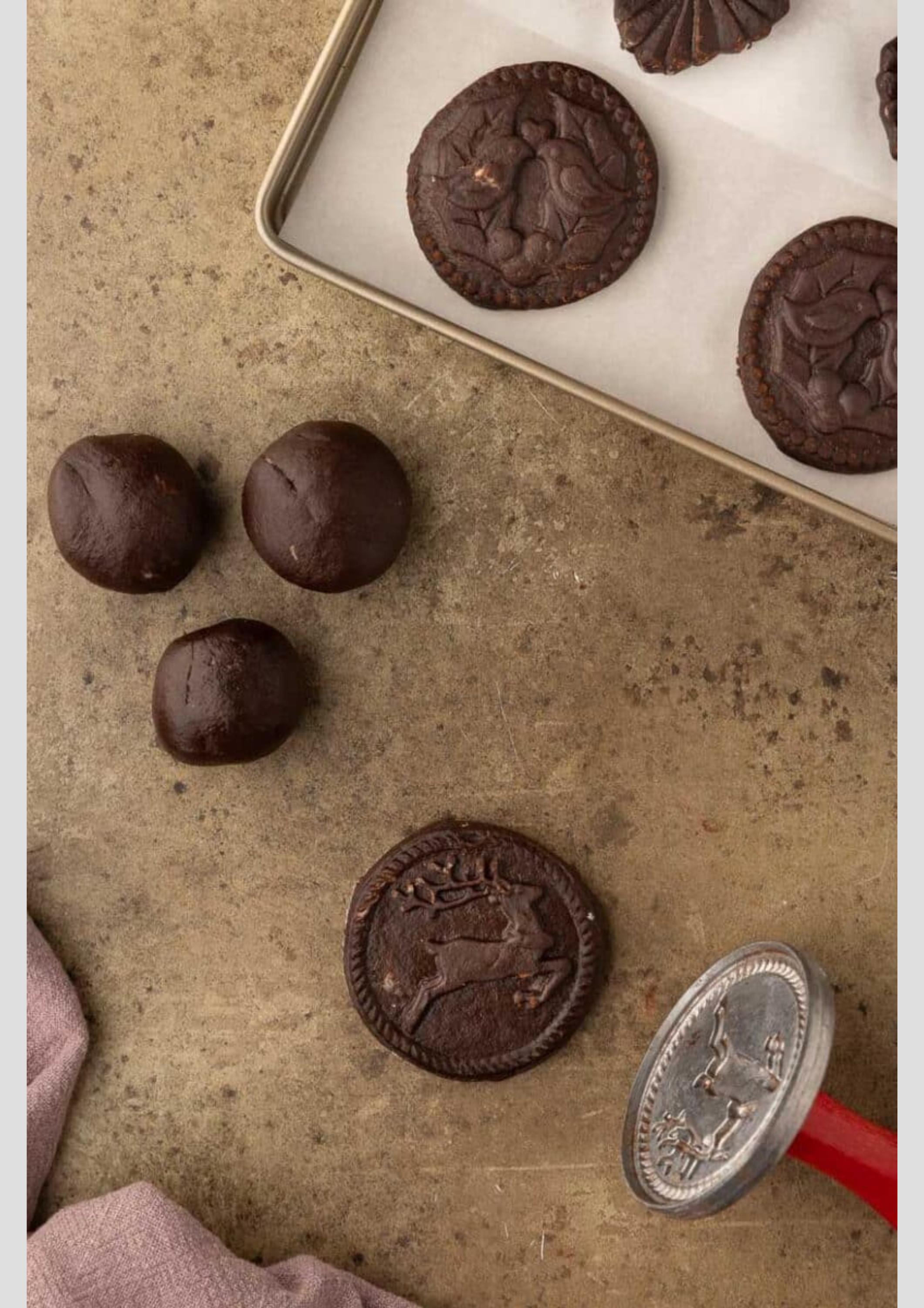 Chocolate Shortbread Cookies Recipe - Etsy