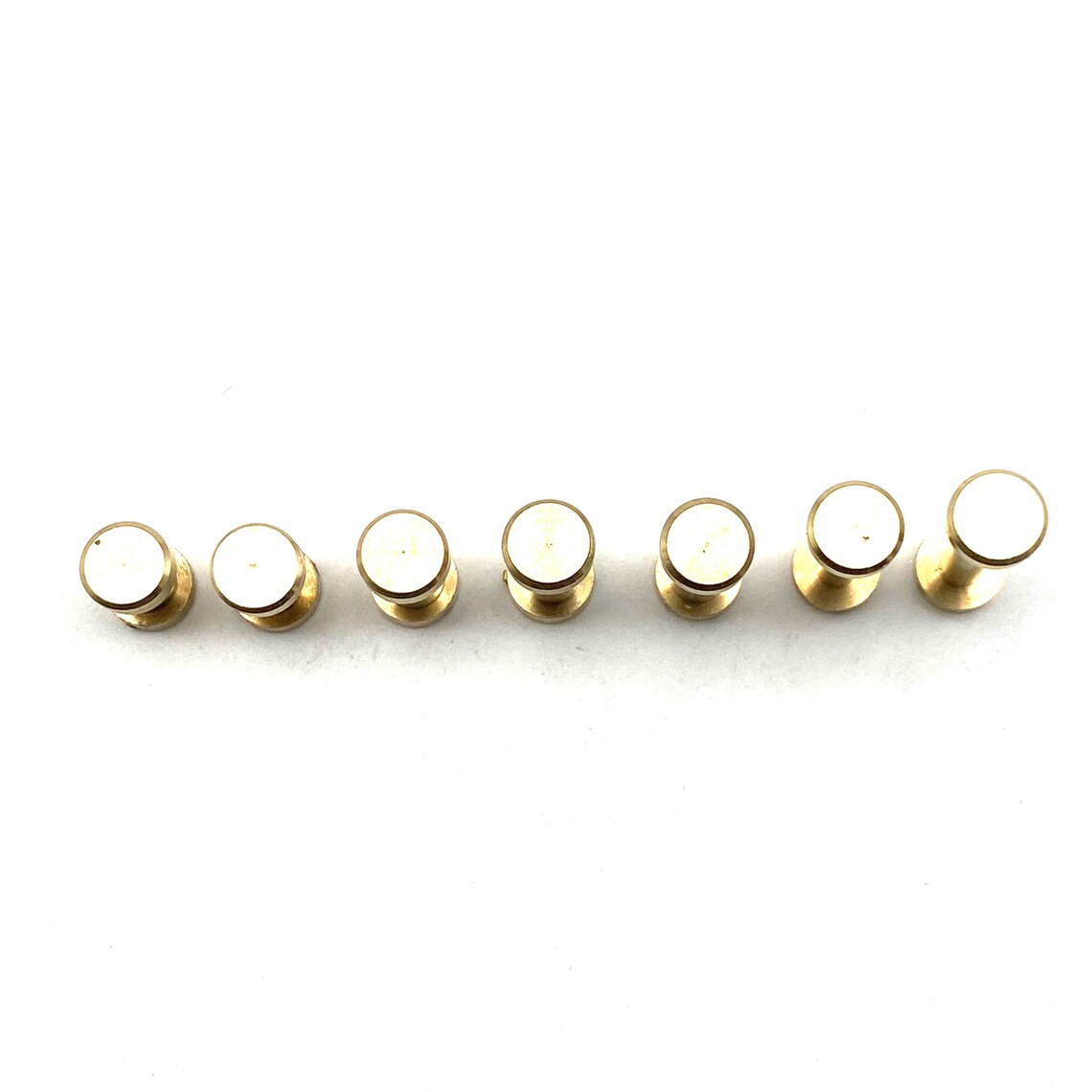 6mm Cap Brass Chicago Screw Rivets Leather Screw Button Book Binding ...