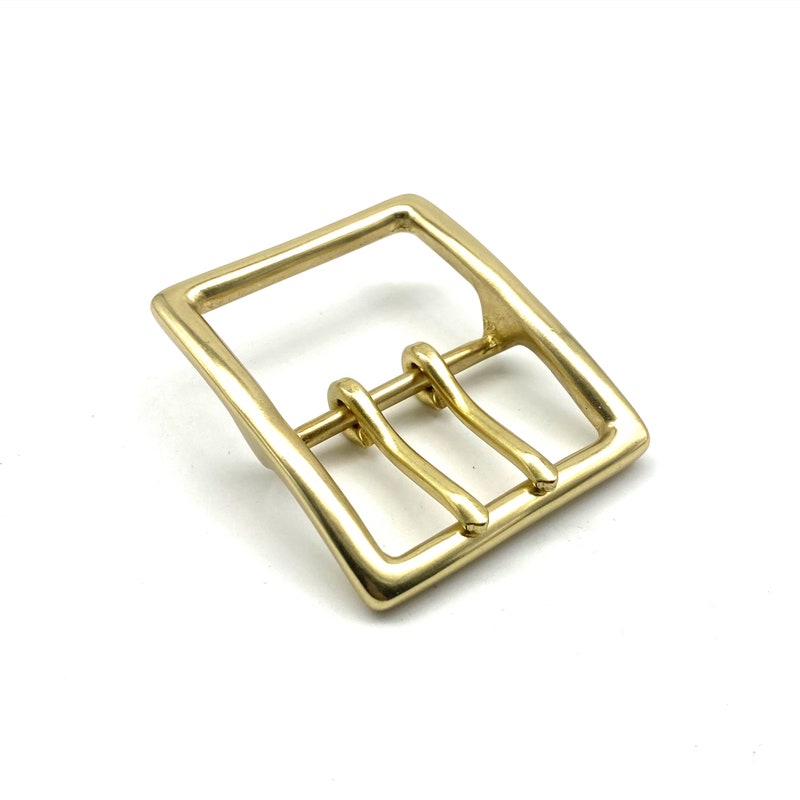 Solid Brass Belt Buckle Set - Etsy