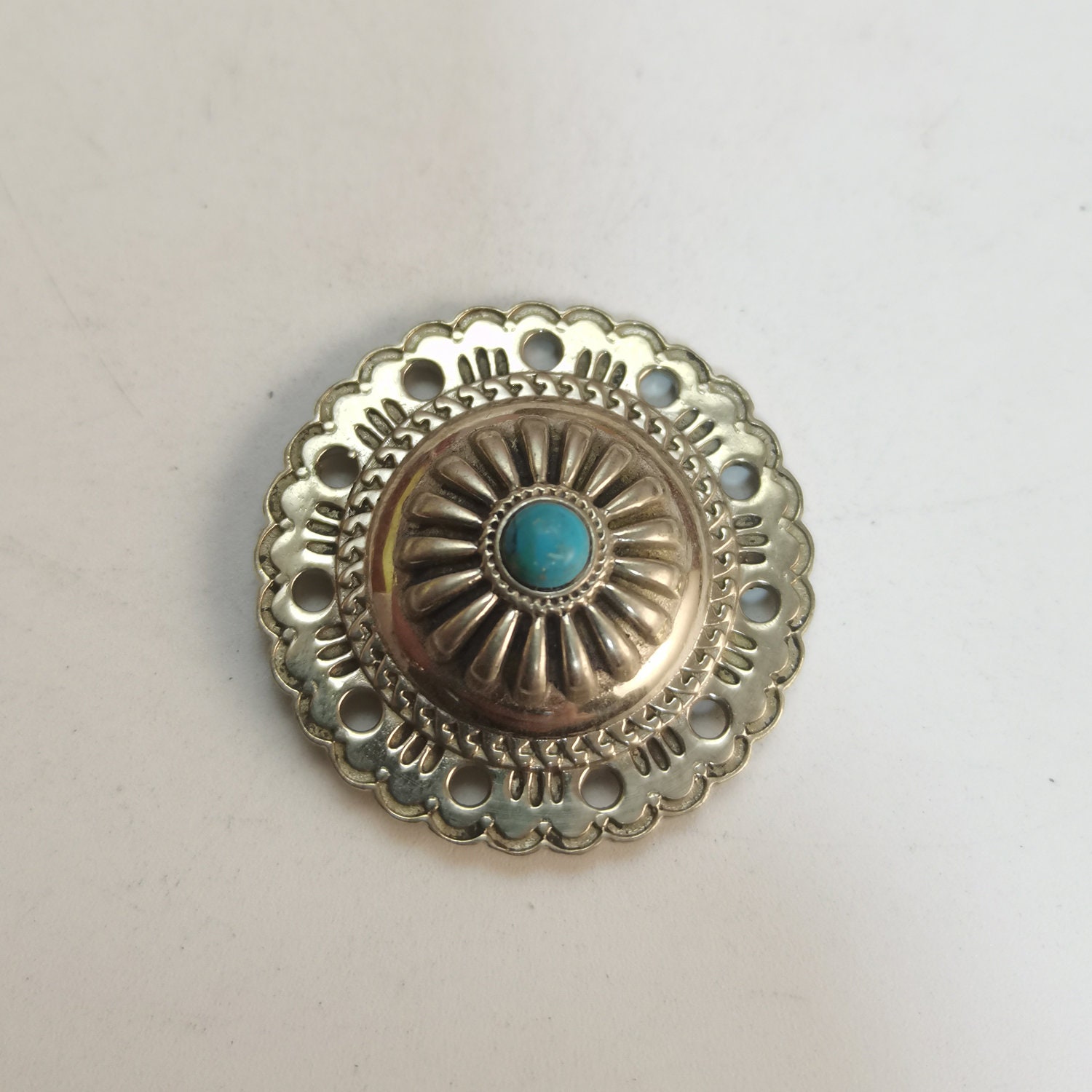Baroque Style Turquoise Concho Rivets for Leather Goods Embellishment ...