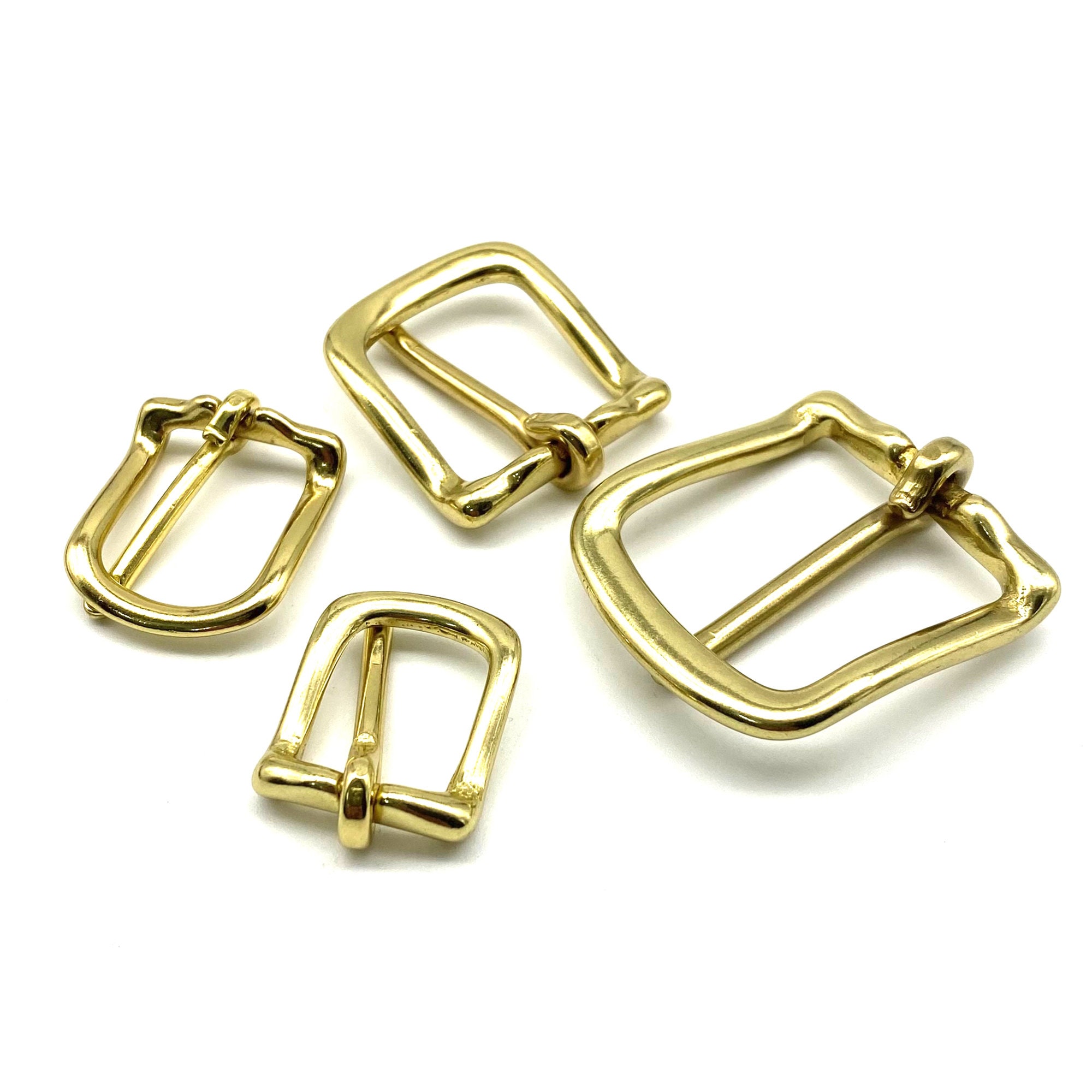 Brass Buckle Leather Strap Fastener Buckle Leather Bag Fasten Buckle ...