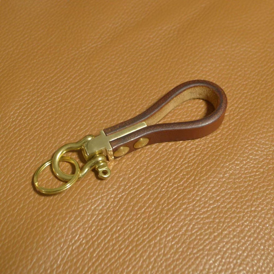 Leather Key Fob Premium Keychain Men Women Handmade Gifts - Etsy