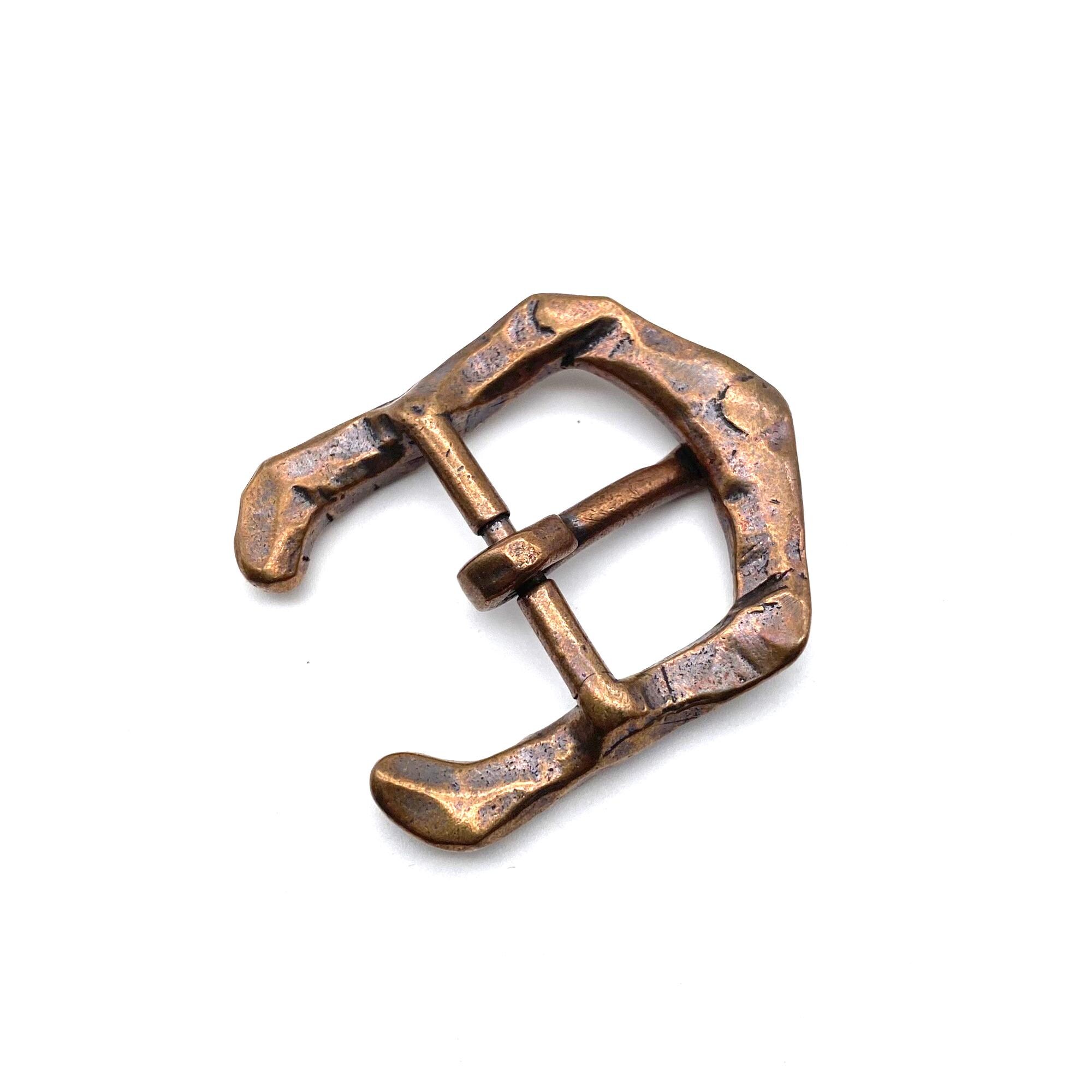 Retro Red Copper Buckle Solid Copper Buckle Leather Belt Fasten Buckles ...
