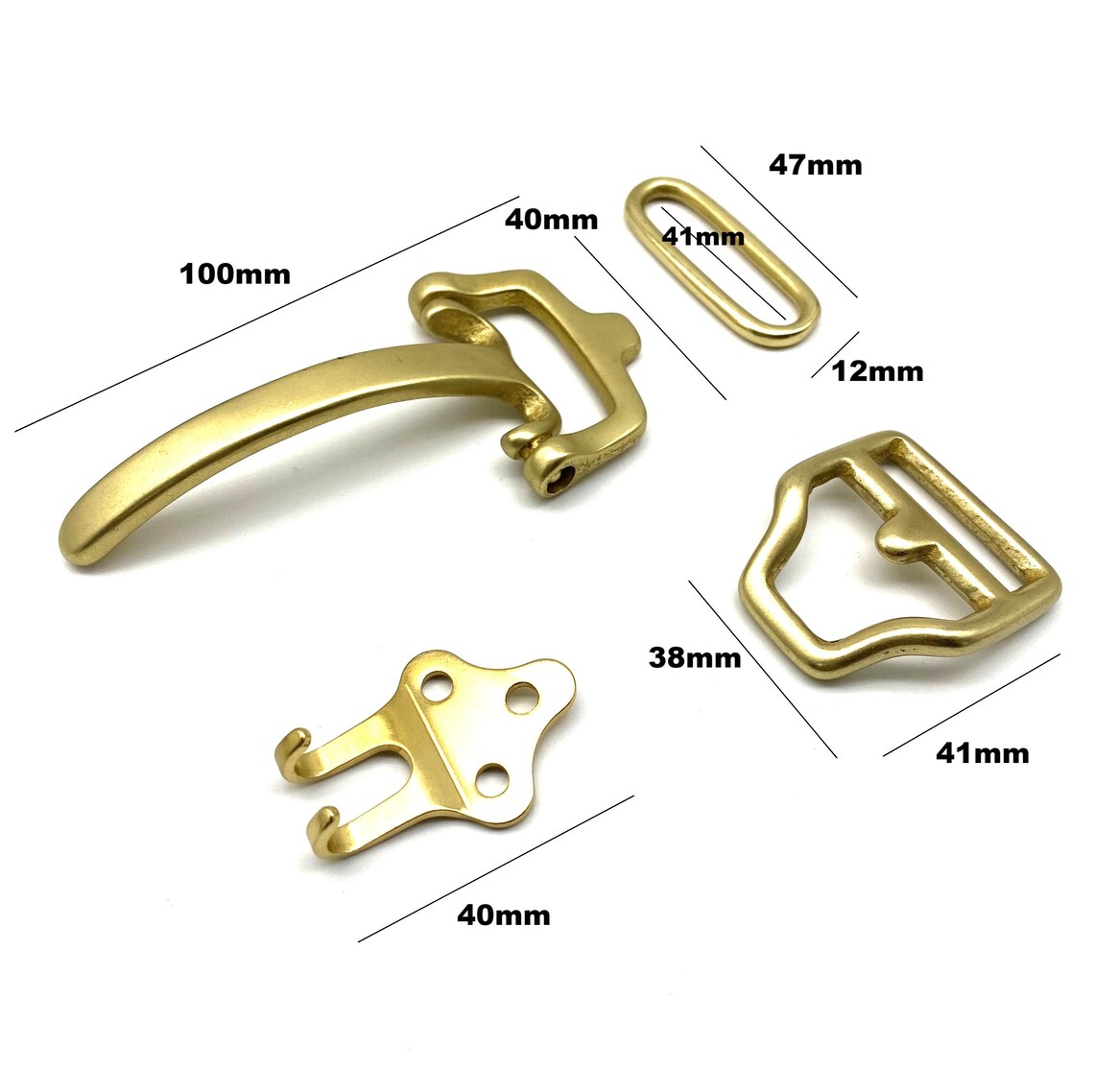 Brass Littleton Cavalry Buckle Genuine Belt Buckle Kit Engraved Ranger ...