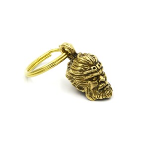 Brass Monkey King Keyring,children's Gifts Kids Keychain Charm Pendant ...