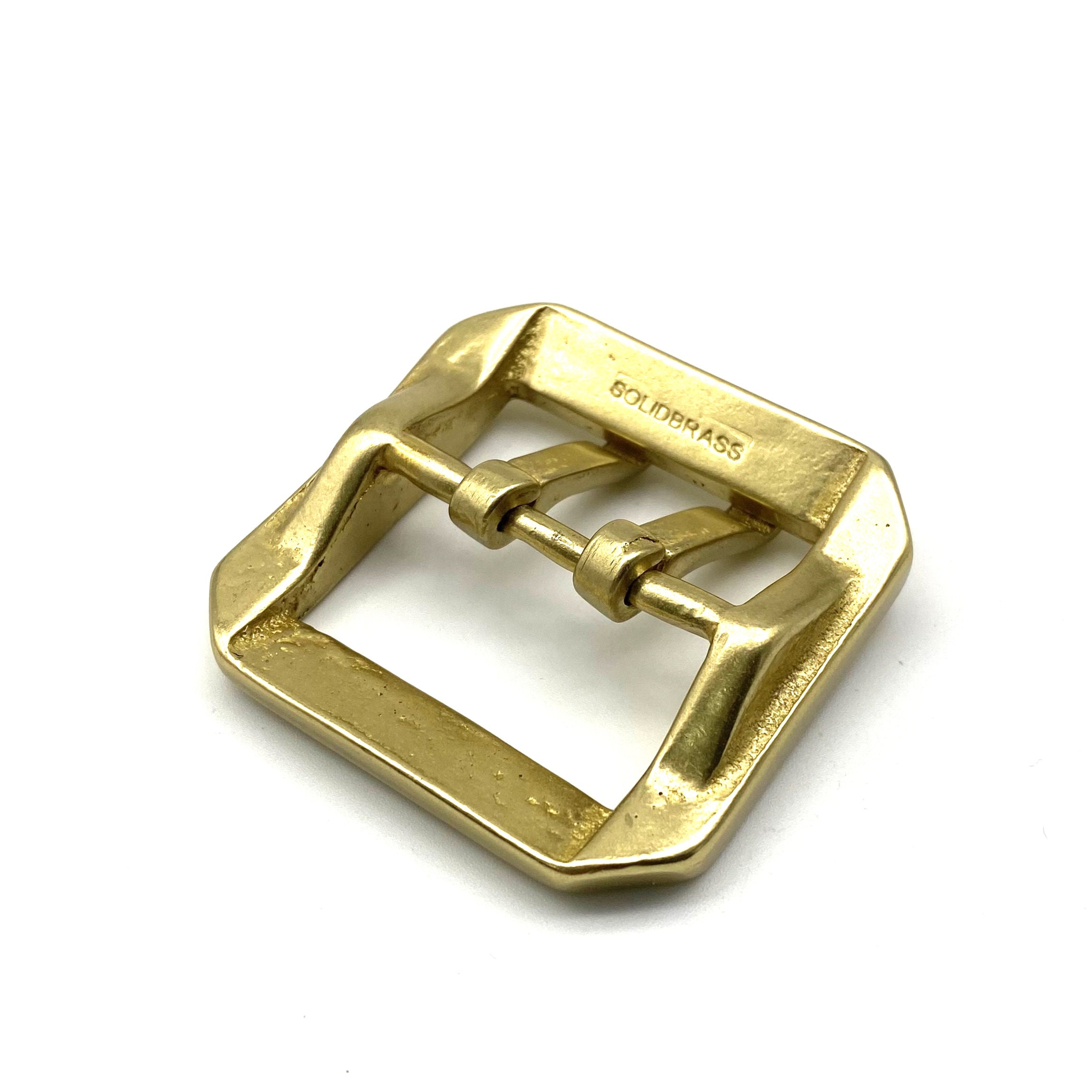 Solid Brass Double Pin Belt Buckle Leather Strap Fastener Buckles - Etsy