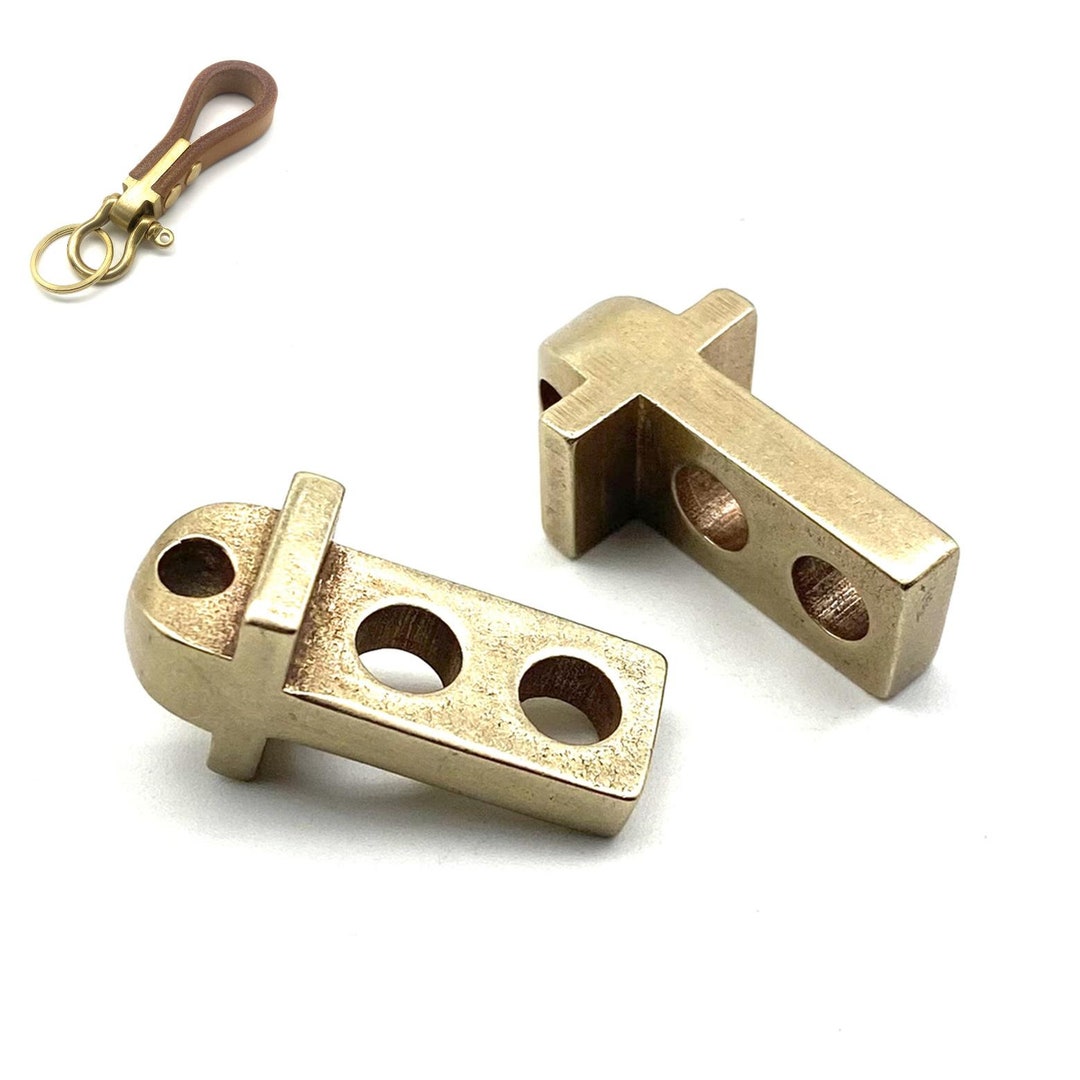 Leather Keychain Bridge,keychain Connect Hardwares - Etsy