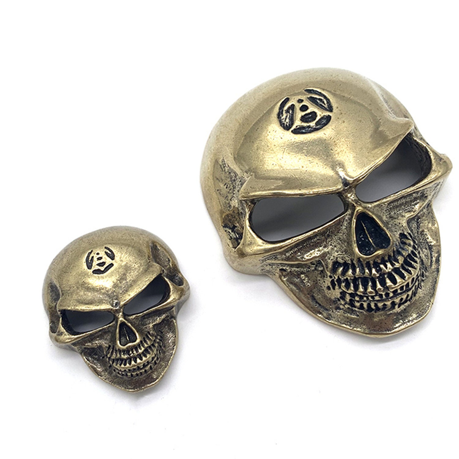 Skull Concho for Motorcycle Saddle Bag,large Brass Conchos Screw Back ...
