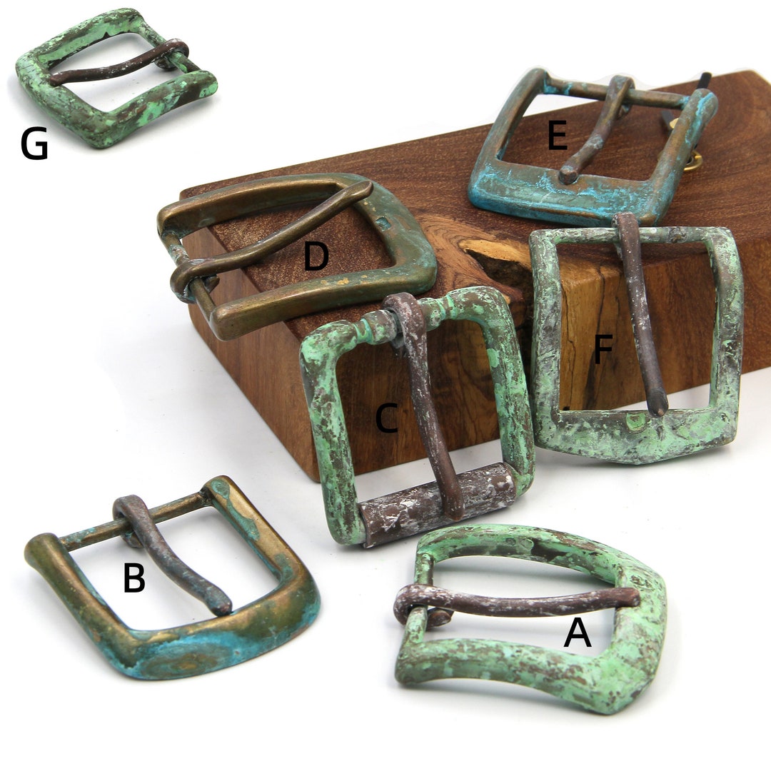 Rusty Brass Buckle Leather Belt Fasten Buckle Bag Crafting Fastener ...