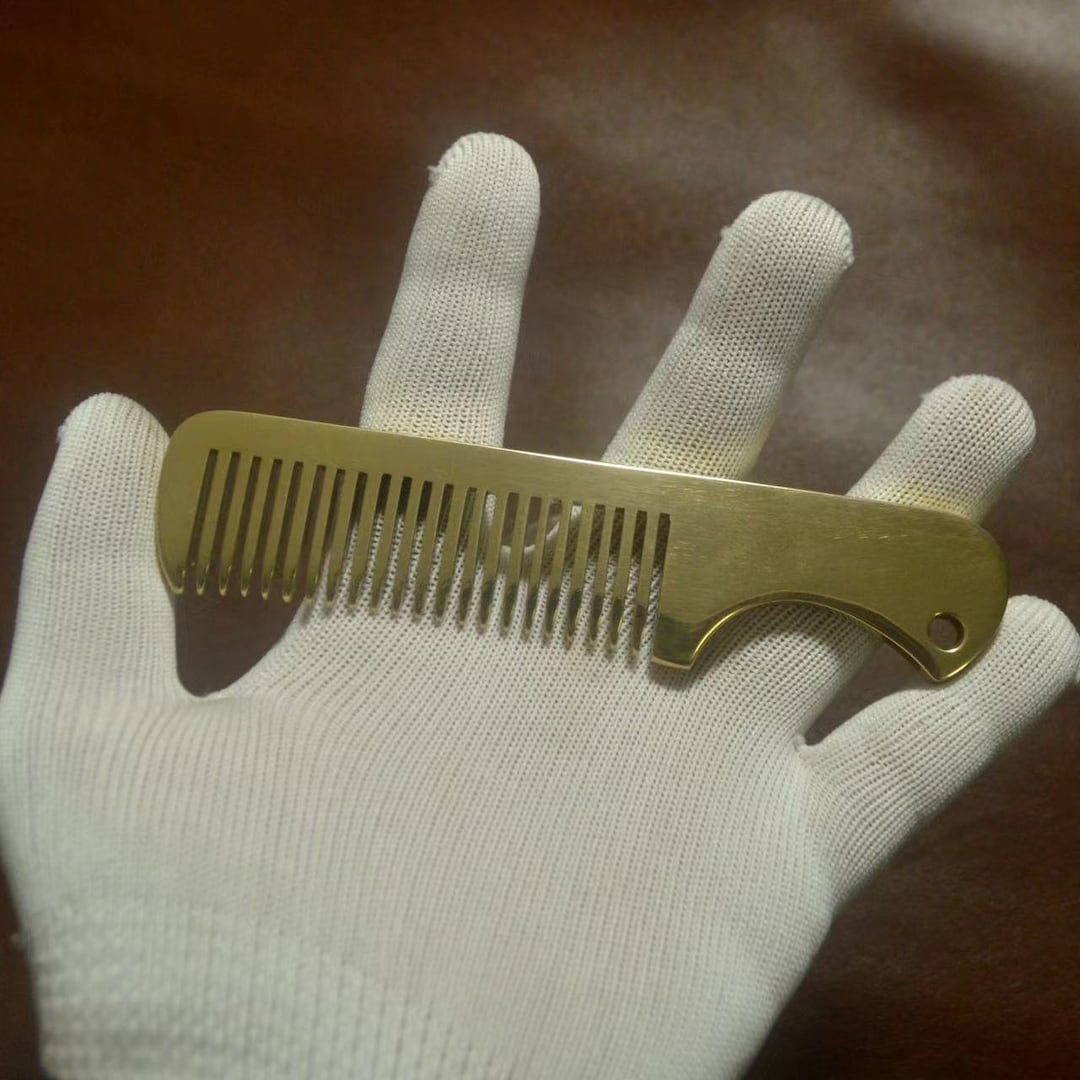 Solid Brass Hair Comb Handmade,customized Hair Brush Combs,personalized ...